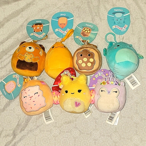 Squishmallows | Toys | Squishmallow Backpack Clips | Poshmark